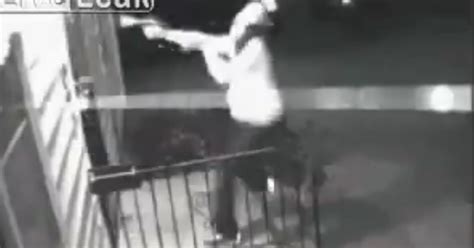 Gunman Caught On Camera Shooting At Homeowner After Knocking On Their