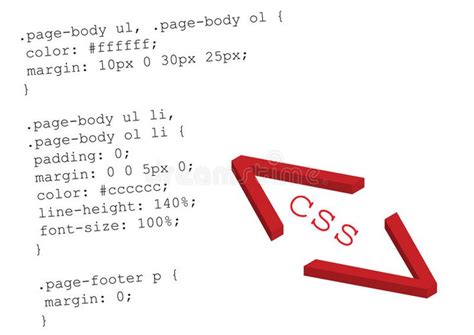 Css Programming Source Code Illustration