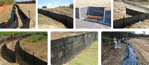 Wire Backed Silt Fence For Sediment And Erosion Control
