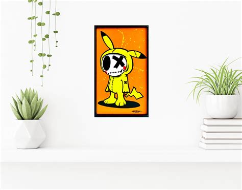 Contemporary Art Mixed Media Pikochu Arsen