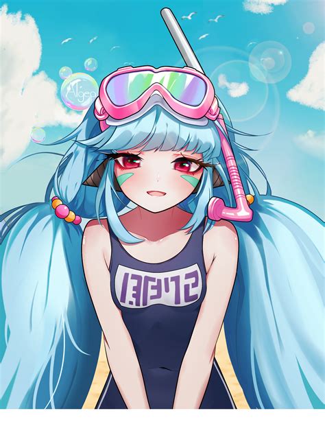 Algea Little Android Aa72 Guardian Tales Absurdres Highres 1girl