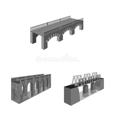 Vector Design Of Connection And Crossing Sign Set Of Connection And Design Stock Vector