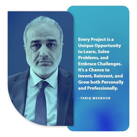 Tariq Mehboob On Linkedin Every Project Presents A Unique Opportunity To Learn Solve Problems