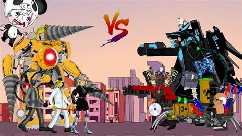 타이탄 드릴맨 Vs 감염된 타이탄 카메라맨 타이탄 클락맨과 힘을 합쳐서 박사스키비디 토일렛을 무찔러 애니메이션 상황극 [꿈토이 꿀잼 리액션] Youtube