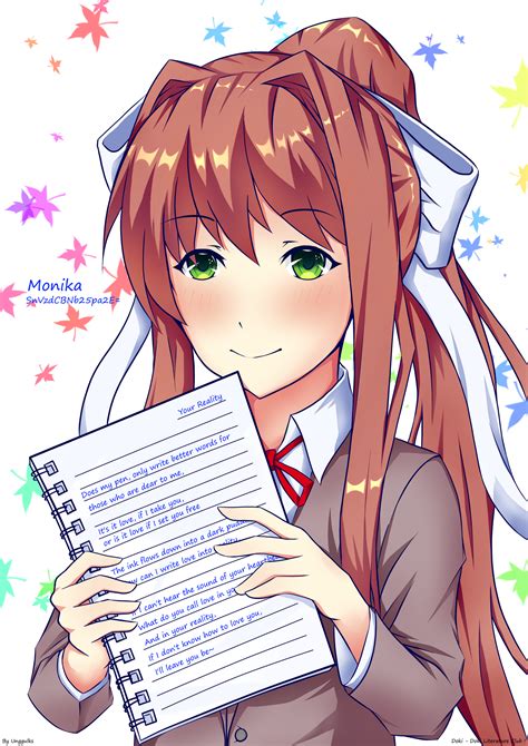 Just Monika By Moonscythe09 On Deviantart