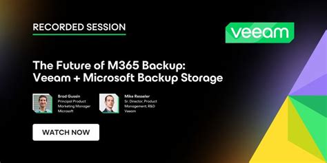 The Future Of M365 Backup Veeam Microsoft Backup Storage Stephen Merlini