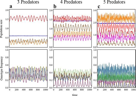 Examples Of Eco Evolutionary Dynamics In Predator Systems With More