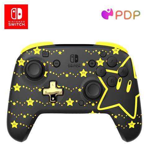 PDP REMATCH Enhanced Wireless Nintendo Switch Pro Controller Rechargeable Battery Powered