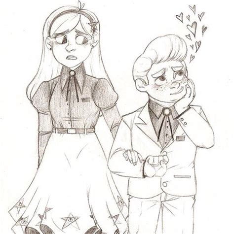 Mabel And Gideon Gravity Falls Fan Art Gravity Falls Anime Gravity
