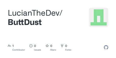Github Lucianthedev Buttdust
