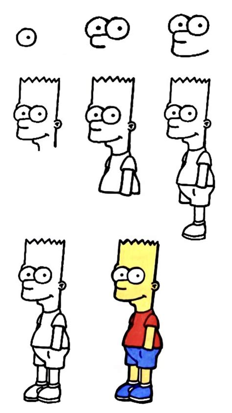 How To Draw Bart Simpson