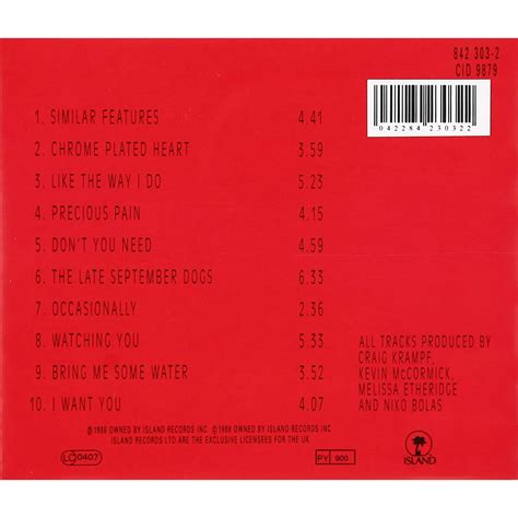 Melissa Etheridge Cd Covers