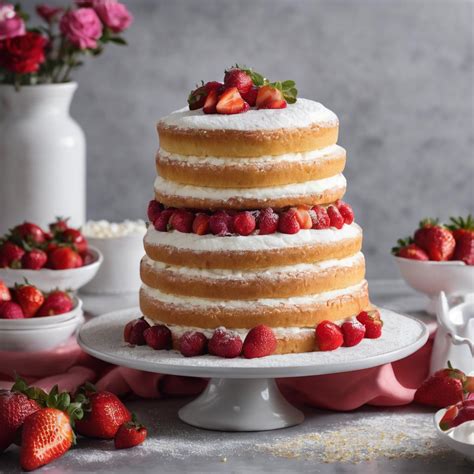 Elegant Sponge Layer Cake Bestdessertrecipe
