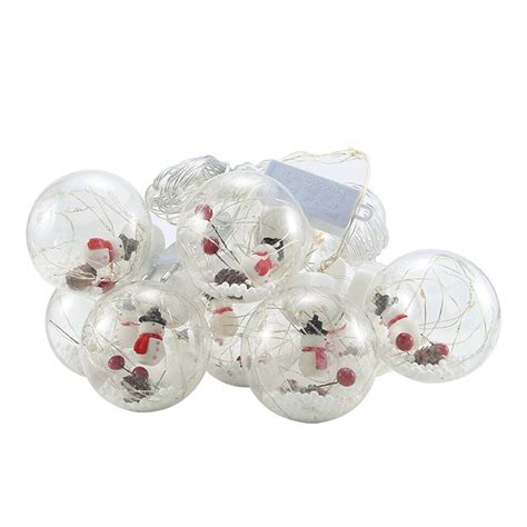 Led Merry Christmas Ball Garland String Light Copp Vicedeal