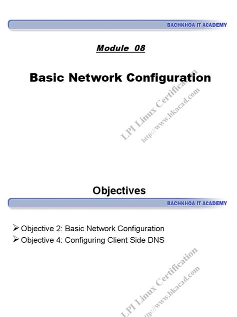 module 08 basic network configuration pdf ip address computer