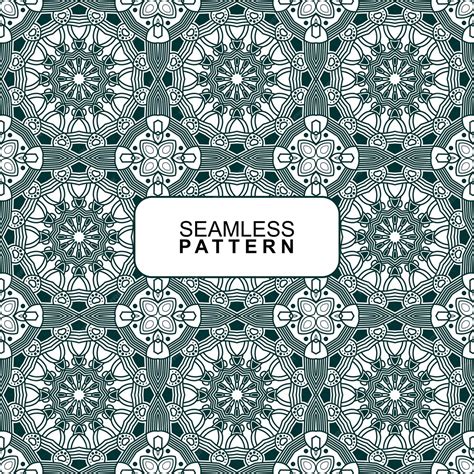 premium vector seamless pattern vector illustration mandala