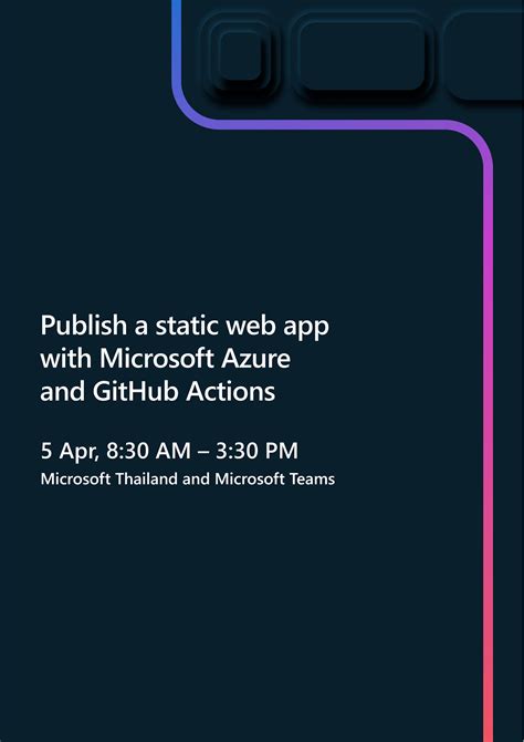 Publish A Static Web App With Microsoft Azure And Github Actions Eventpop Eventpop