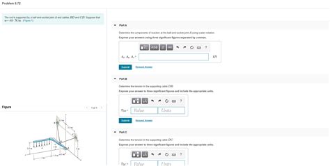 Solved Problem 5 72 The Rod Is Supported By A Chegg Com