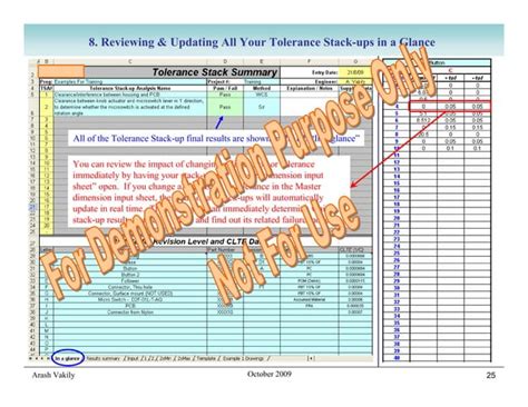 Performing Tolerance Stack Ups Using Automated Excel Calculator By