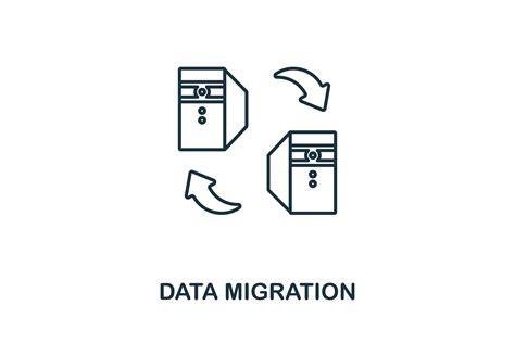 Data Migration Icon Graphic By Aimagenarium Creative Fabrica