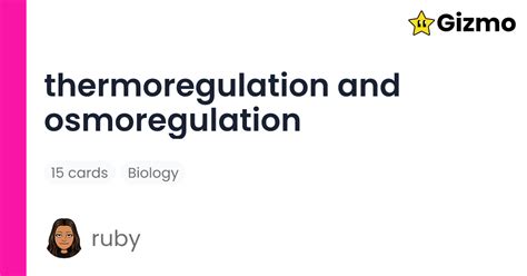 Thermoregulation And Osmoregulation Flashcards