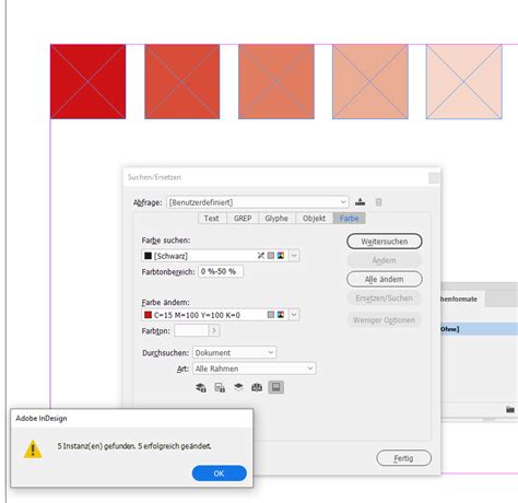 Find Color Tint Range Not Working In Indesign 2023 Adobe Community