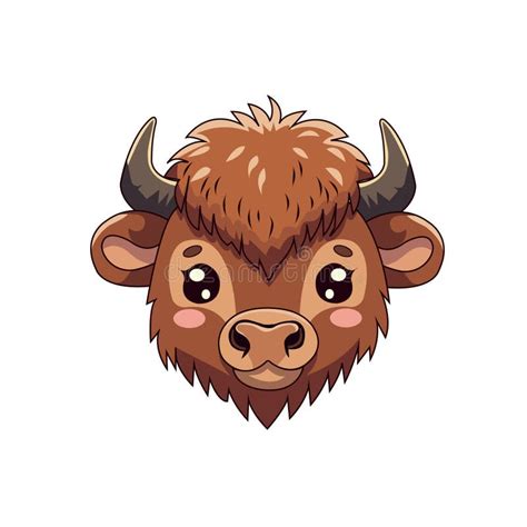 Vector Bison Mascot Stock Vector Illustration Of Graphic 345864770