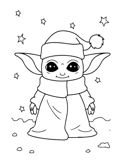 Coloriage Jolie B B Yoda No L T L Charger Et Imprimer Gratuit