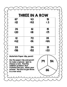 Double Digit Addition By Mrs Noble Teachers Pay Teachers