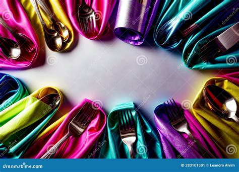 Intricate Patterns On Party Photo Booth Napkinsai Generated Stock Illustration Illustration