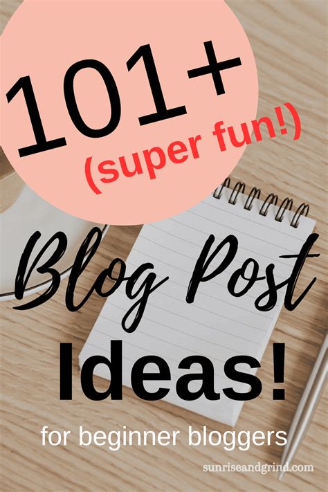 101 Creative And Fun Blog Post Ideas For Simple Lifestyle Bloggers
