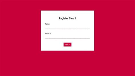Responsive 3 Steps Animated Registration Form In Pure Jquery