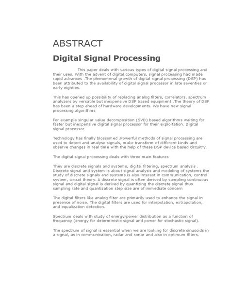 digital signal processing pdf signal electrical engineering