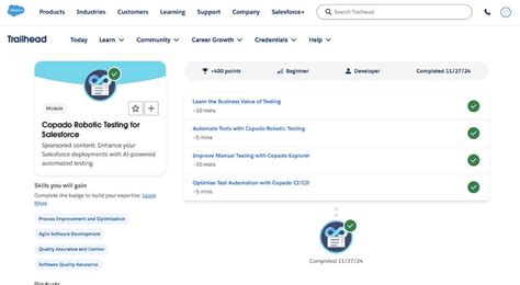 Copado Crt Salesforce Trailtestedwithcopado Shreya Reddy Kommidi