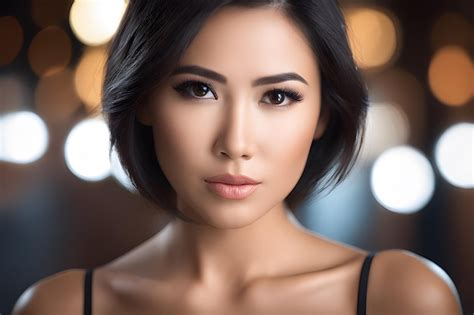 Premium Ai Image Exotic Beauty South East Asian Woman