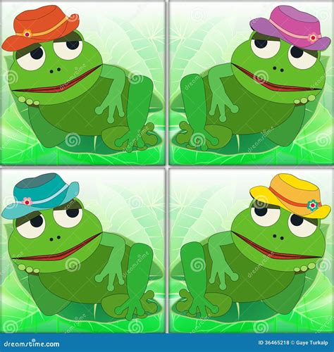 Lazyfrog Stock Illustration Illustration Of Frog Dreamy 36465218