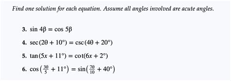solved find exact values of the six trigonometric functions