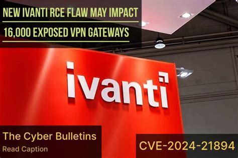 Thecyberbulletins Hacking Cybersecurity Cybersecuritynews Ivanti… The Cyber Bulletins
