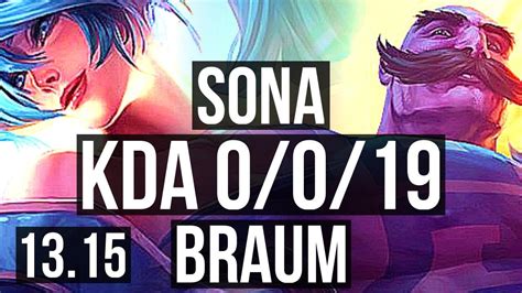 Sona And Nilah Vs Braum And Kaisa Sup 0019 15m Mastery 500 Games