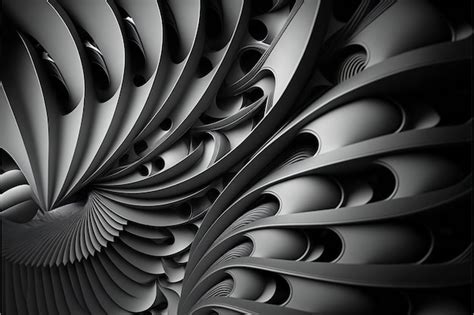 Premium Photo Parametric Abstraction Abstract Background Abstract