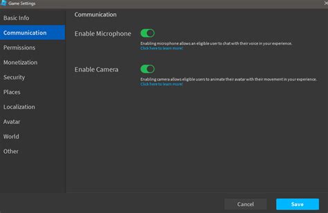 Voice Chat Not Being Enabled In My Game Platform Usage Support Developer Forum Roblox