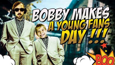 Bobbypoff Makes A Young Fans Day Youtube