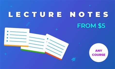 Create Custom Lecture Notes For Your College Course By Ruebensteyn