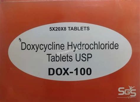 Dox 100mg Tablets Doxycycline Hydrochloride At ₹ 300 Box Doxy Tablets In Mumbai Id
