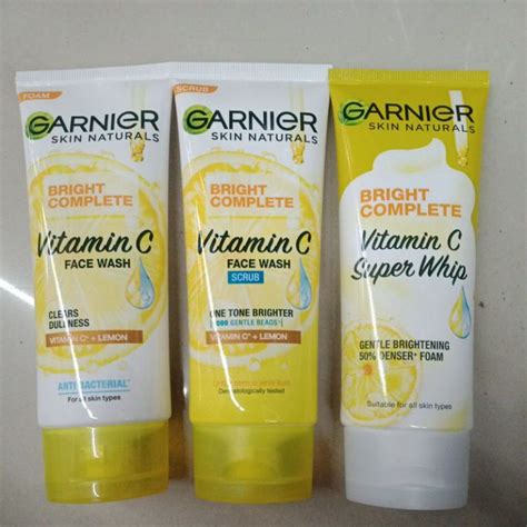 Jual Garnier Bright Complete Face Wash 100ml Shopee Indonesia