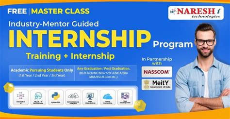 Naresh It On Linkedin Internshipprogram Freemasterclass