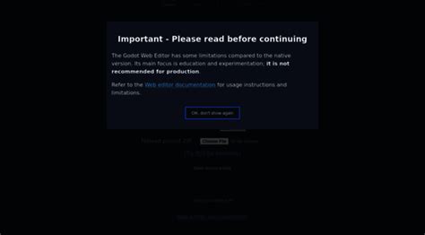 Godot Engine Web Editor 411 Editor