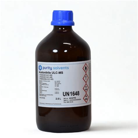 Acetonitrile Ulc Ms Grade Purity Solvents
