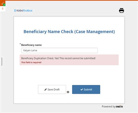 preventing duplicate entries by respondents form building kobotoolbox community forum