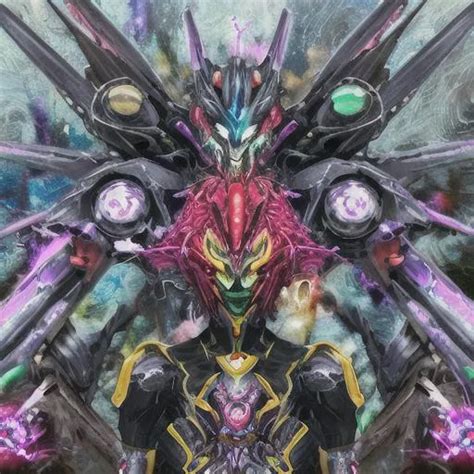 Entropy Trippy Robot Anime Villain Technology 4k Rea Openart